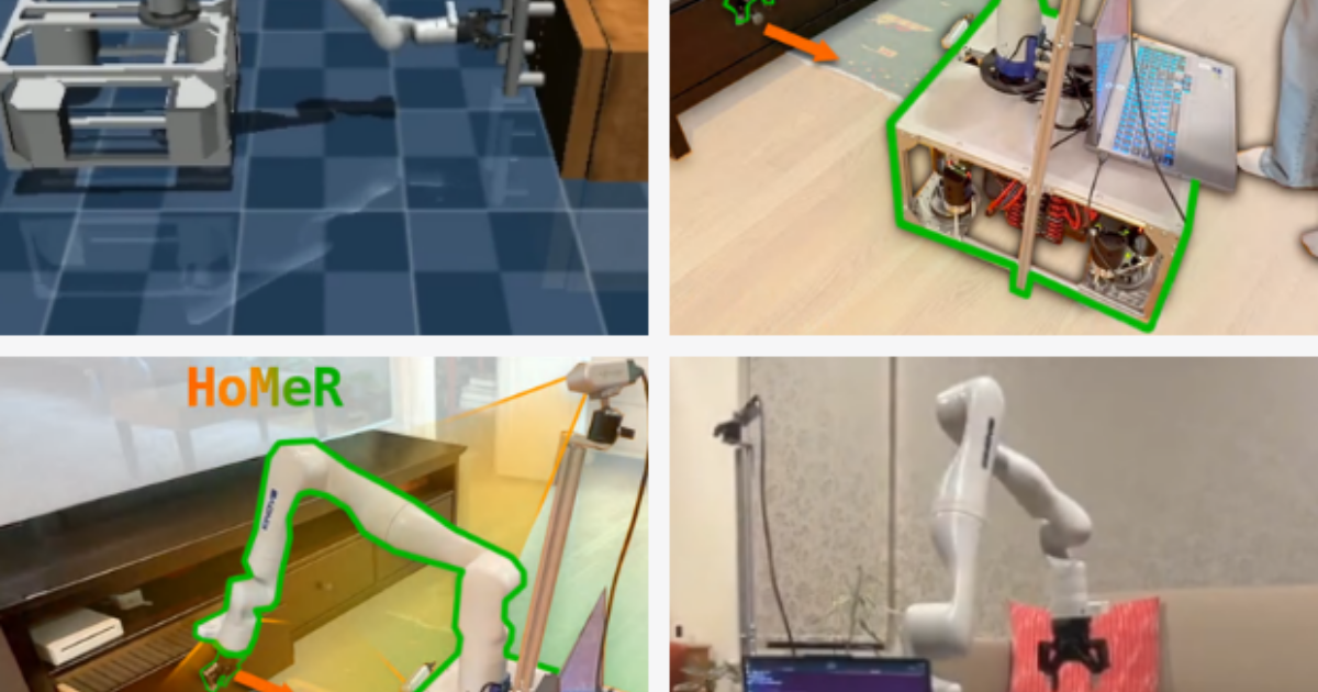 Scientific Paper of the Month: HoMeR – Bringing Robots From the Lab…